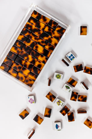Classic Tortoise Shell Tile Set – Bam Bird Boutique