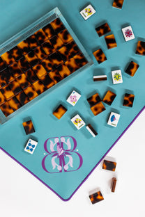 Classic Tortoise Shell Tile Set – Bam Bird Boutique