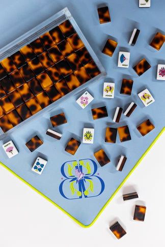 Classic Tortoise Shell Tile Set – Bam Bird Boutique