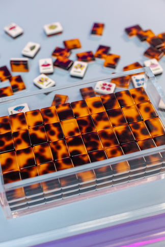 Classic Tortoise Shell Tile Set – Bam Bird Boutique