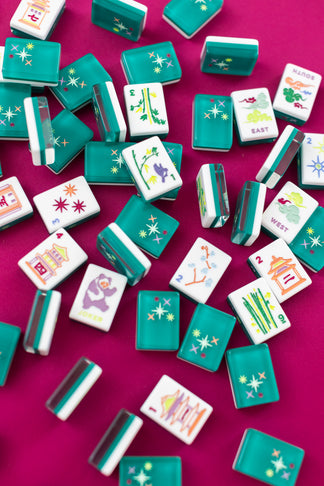 East Meets West Mahjong Tile Set – Bam Bird Boutique